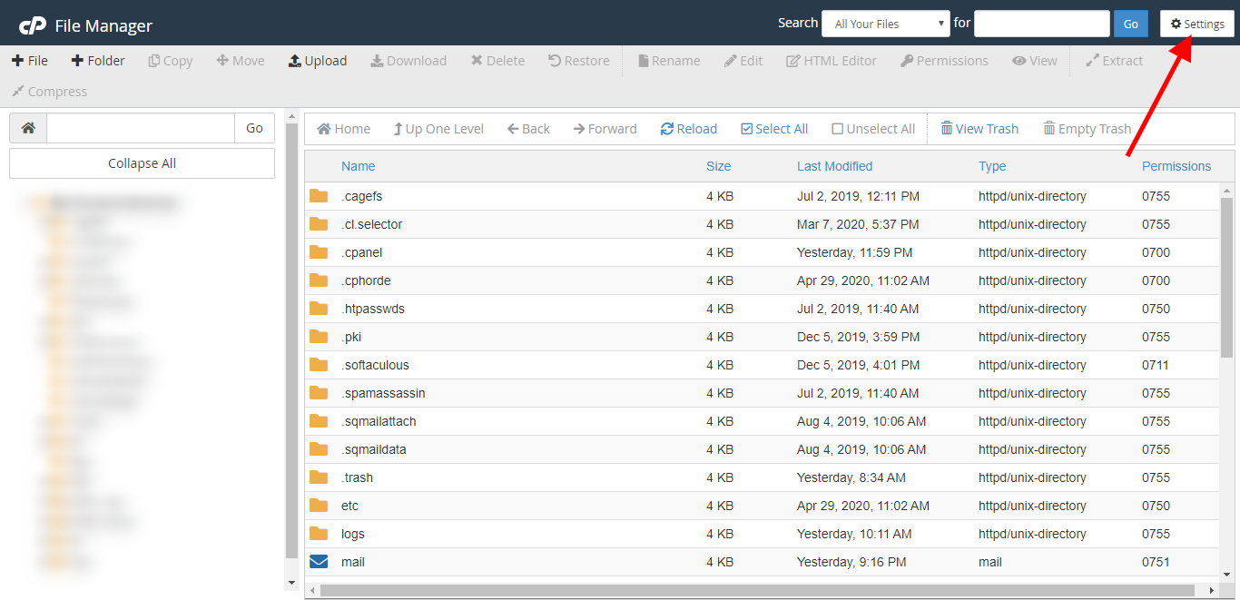 How To Enable Or Disable The Hidden Htaccess Files In