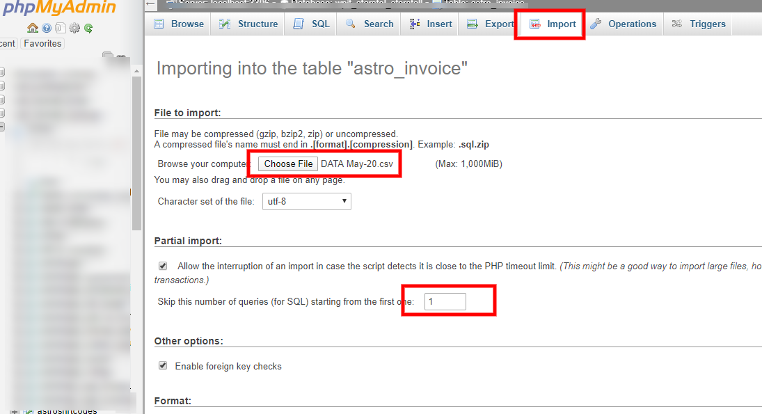 How to import CSV file into PHPMyAdmin - AtCodex: Empowering Your Financial Journey & Personal ...