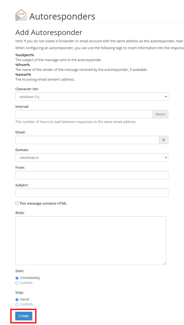 How to Set Up an Email Autoresponder in cPanel - AtCodex: Empowering ...